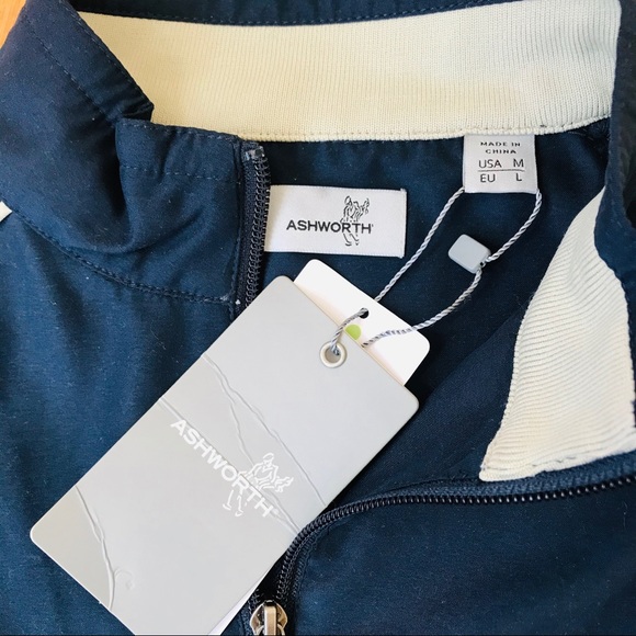 Ashworth | Jackets & Coats | Nwt Ashworth Windbreaker | Poshmark